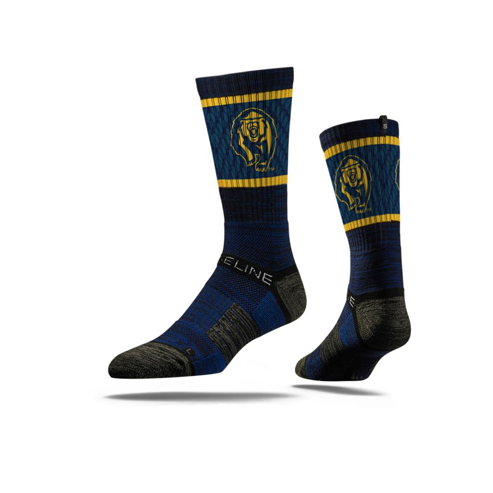 Cal Berkeley Sock Berkeley Blue Crew Premium Reg - Strideline